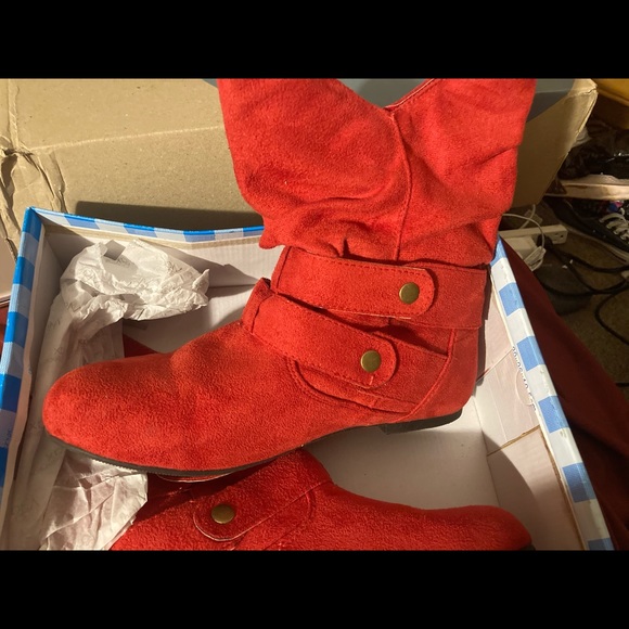 Max Collection | Shoes | Red Boots | Poshmark